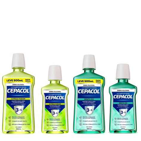 Kit Enxaguante Bucal Cepacol 500ml E 250ml Shopee Brasil