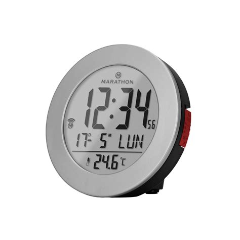 Round Atomic Alarm Clock With Push Button Backlight In 2022 Clock