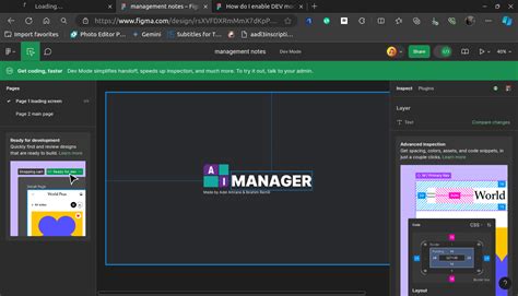 Why Am I Seeing An Image And Text With A Learn More Link In The Figma Dev Mode Inspection
