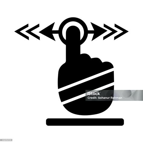 Web Menu Click Menu Nav Bar Menu Scrolling Icon Stock Illustration