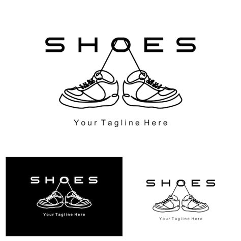 Premium Vector Sneakers Shoe Logo Design Vector Illustration Of