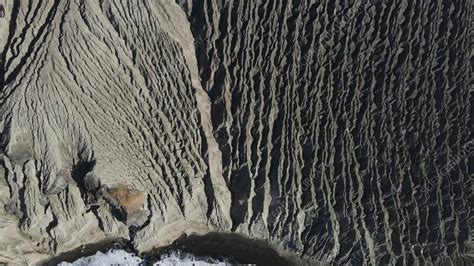 Isla San Benedicto Colima Mexico Drone View Stock Video Clip