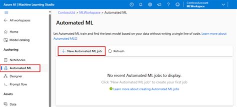 Tutorial Automl Train No Code Classification Models Azure Machine