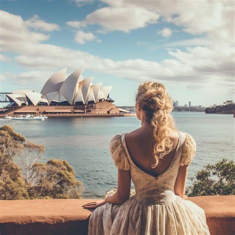 Premium Ai Image Beautiful Girl At Ocean