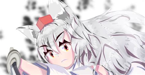 東方 刀を構える椛 二ツ丸のイラスト Pixiv
