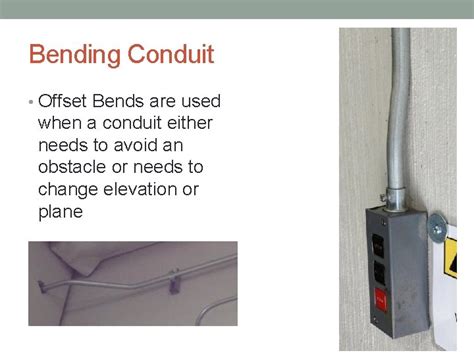 BENDING ELECTRICAL CONDUIT USING TRIGONOMETRY Bending Conduit Offset