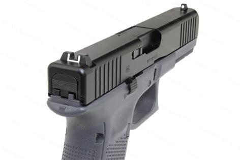 Glock 17 9mm Gen 5 Semi Auto Pistol Grey Frame Black Slide Front