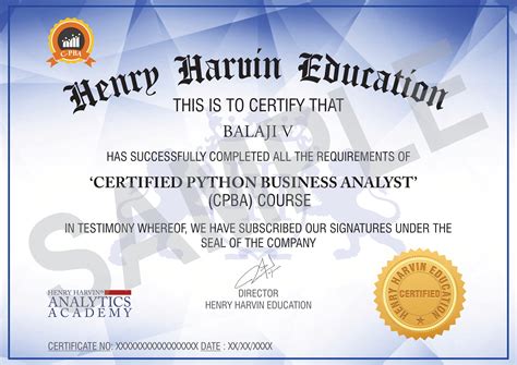Business Analytics Certification Training With Python Henry Harvin® In Mumbai