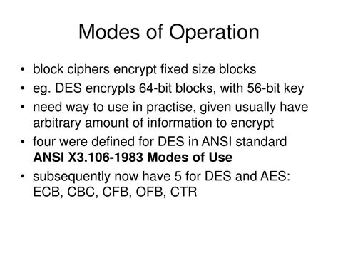 ppt chapter 2 b block ciphers and data encryption standard