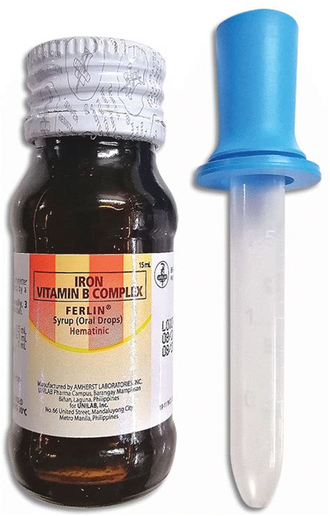 Ferlin Syrup Ferlin Drops Dosage And Drug Information Mims Philippines