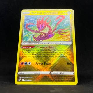 Pokemon TCG Radiant Eternatus Holo Rare 105 159 2023 Sword Shield Crown Zenith Trading Card