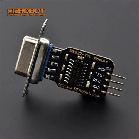 dfrobot db 9 rs232 ttl converter module board 5v with led for serial