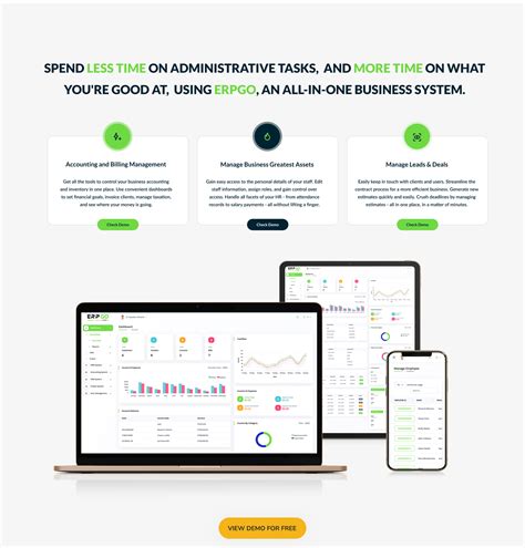 ERPGo SaaS All In One Business ERP With Project Code Market