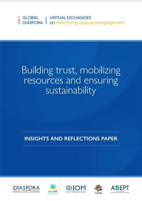 Maximizing Diaspora Engagement Building Trust Mobilizing Iom Germany