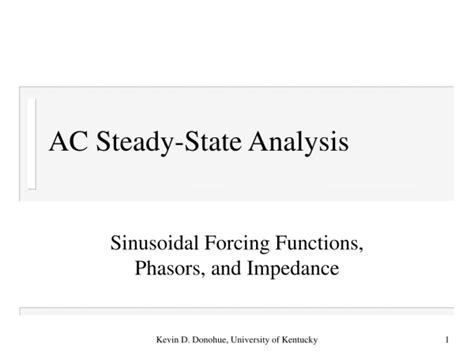 Ppt Steady State Analysis Powerpoint Presentation Free Download Id 272741