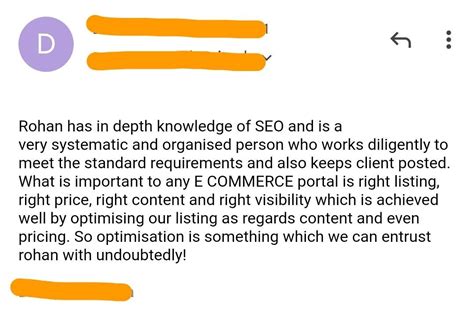 rohan jadhav on linkedin customertestimonial passionforwork
