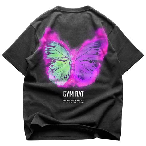 Gym Rat Backprint Oversize Blast Goldenpump