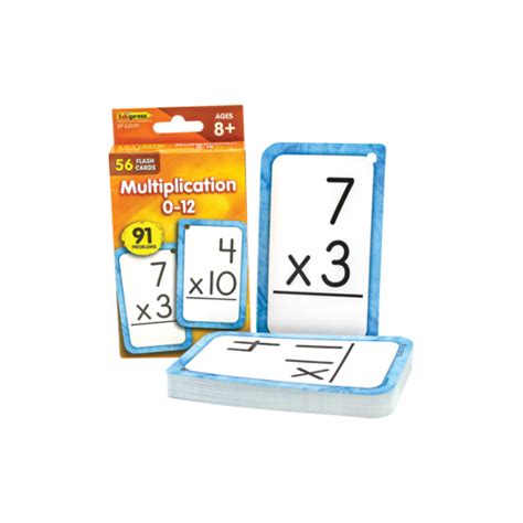 Multiplication 0 12 Flash Cards Teacher Created Resources Tcr 62035