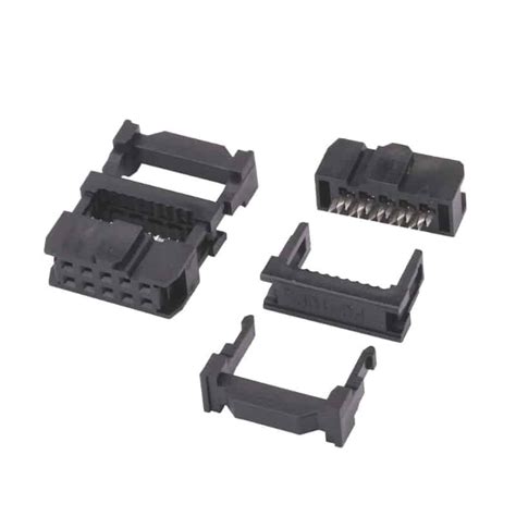 10 Pin Idc Socket Connector For Ribbon Cable 5 Pack Botshop