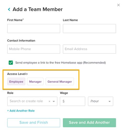 Step 2 Adding Your Team To Homebase