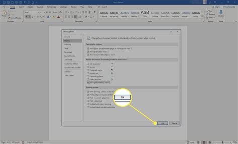 How To Reveal Formatting Marks And Codes In Word