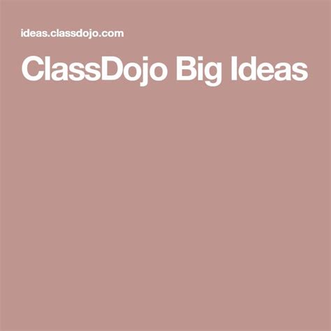 Classdojo Big Ideas Social Emotional Intelligence Whole Brain