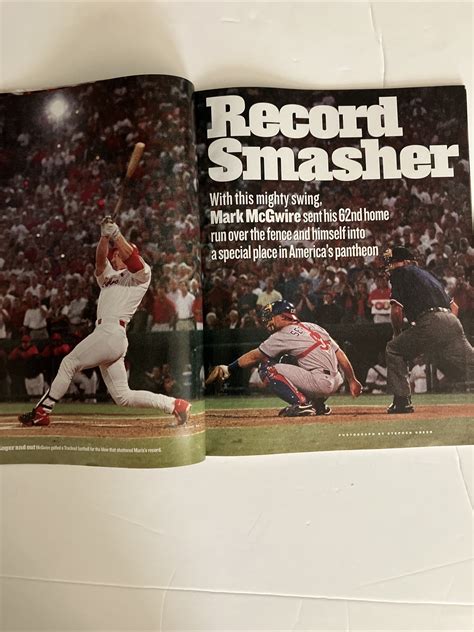 Sports Illustrated Sept 8 1998 Mark Mcgwire 62 Extra Edition No Label