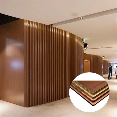 Wooden Laminated Board Wall Cladding Indoor Use Advertising Panel China Decoration Material