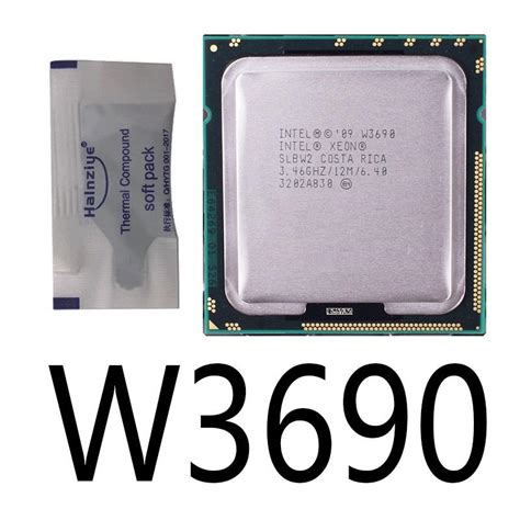 intel xeon w3690 3.4ghz 6核 12m 6.40gt/s lga1366 cpu處理器 | PChomeUSA 海外代購