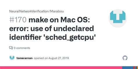 make on mac os error use of undeclared identifier sched getcpu