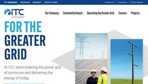 Our Web Design Work For Itc Holdings Informatics Inc