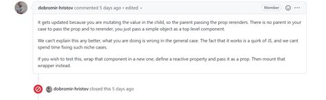 Vue Test Utils Doesnt Track Object Props 3 · Issue 1664 · Vuejsvue