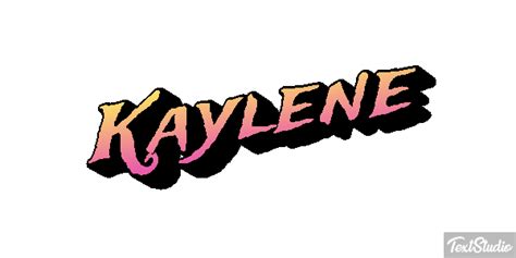 Kaylene Name Animated  Logo Designs