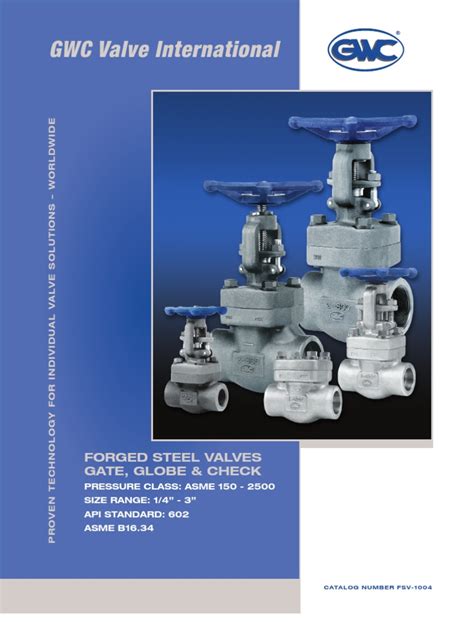 Gwc Valve International Forged Steel Gate Globe And Check Valves