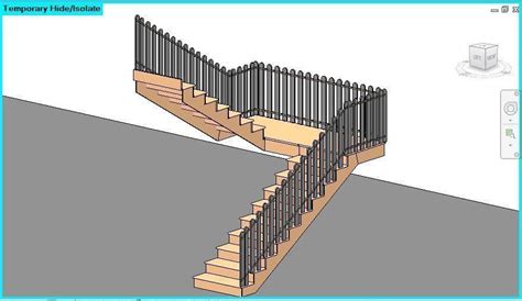 3d Model Railing Revit Collection Vr Ar Low Poly Cgtrader
