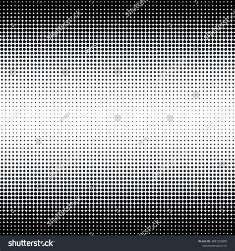 Monochrome Halftone Pattern Background Vector Stock Vector Royalty