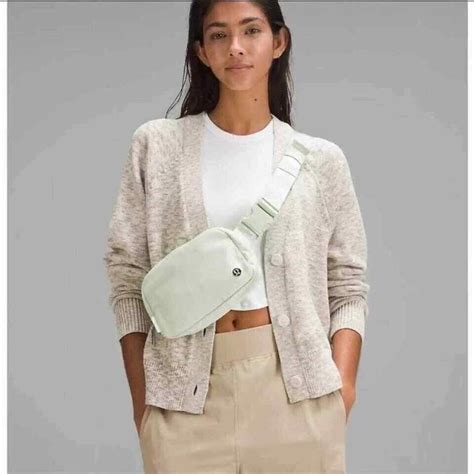 Lululemon Everywhere Belt Bag 1l White Wordmark Smt Duty Free