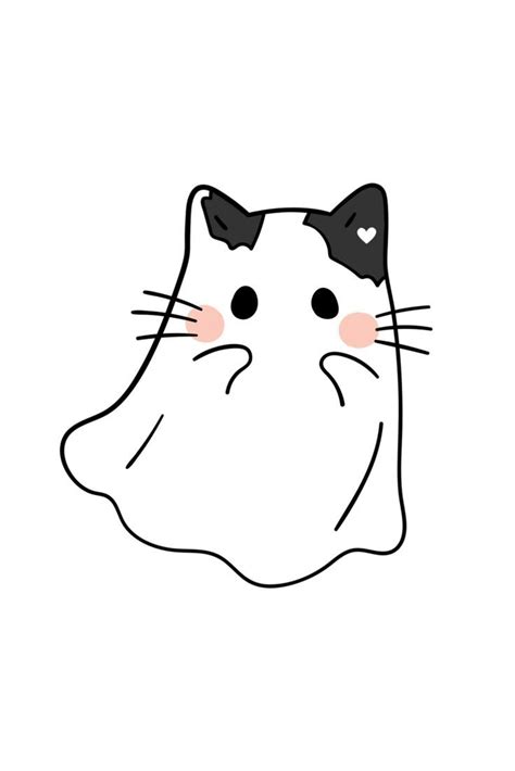 How To Draw Ghost Cat