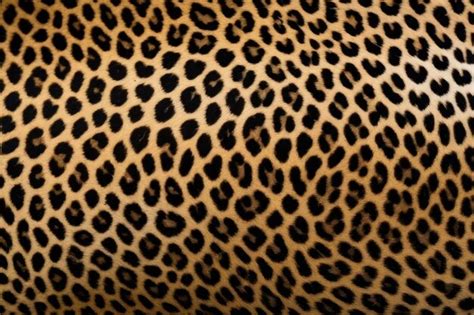 Closeup Of Leopards Spotted Fur Pattern Premium Ai Generated Image