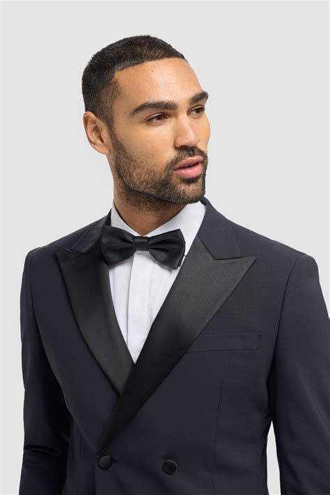 Aspen Mens Navy 2 Piece Double Breasted Tuxedo Suit Buy Online