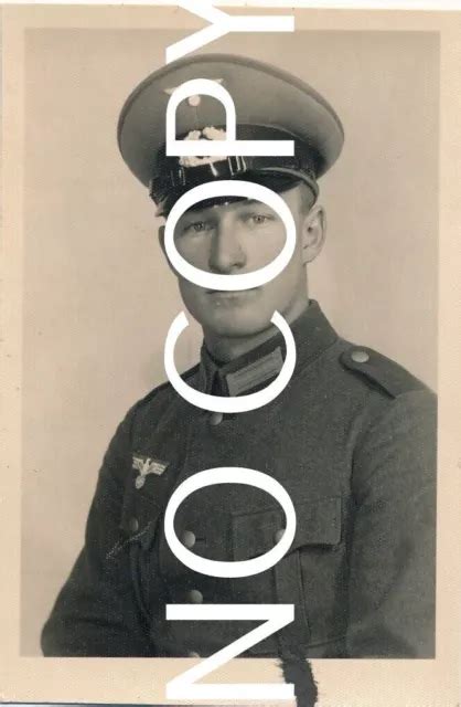 PHOTO WK II Wehrmacht Soldat Portrait EUR PicClick FR