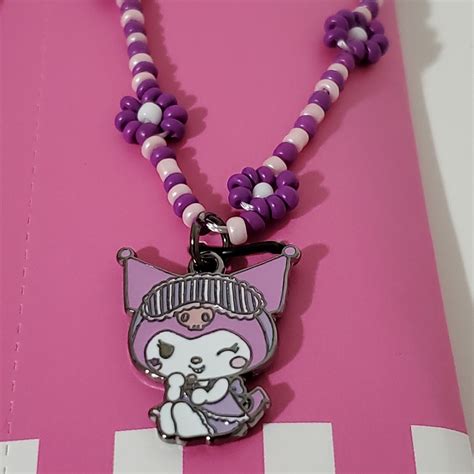 Sanrio My Melody And Kuromi Slumber Party Best Friend Beaded Necklace Set