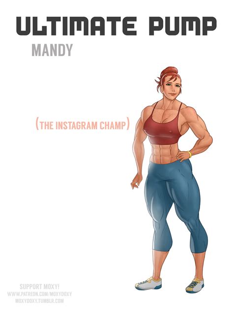 Rule 34 Abs Breasts Female Moxydoxy Muscles Muscular Female Red Hair