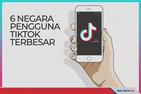 Sindografis Daftar Negara Dengan Pengguna Tiktok Terbesar Di Dunia