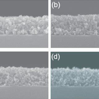 Cross-sectional SEM images of (a) SiO2_PGME_NH3, (b) SiO2_PGME_PA, (c)... | Download Scientific ...