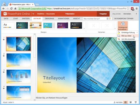 Powerpoint Hintergrundbild
