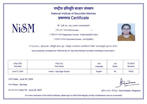 Avani Chaudhary On Linkedin Just Earned My Nism Certification I Am