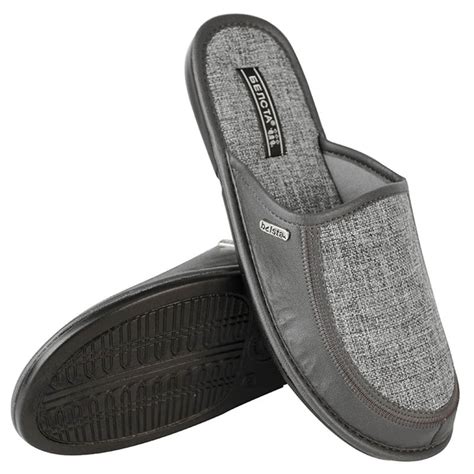 Кімнатні капці Белста сірі 4100339 р 43 27 5 см Оригінальне взуття Rozetka