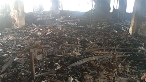Fire In Satpura Bhawan सतपुड़ा में आग के बाद का मंजर जहां से लपटें