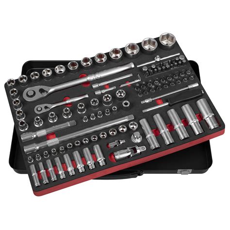 Socket Set 14 And 12sq Drive 108pc Premier Platinum Ak7926 Sealey
